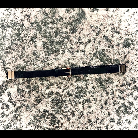 bebe | Accessories | Bebe Vintage Chain Belt In Blackgold Sz Ps | Poshmark